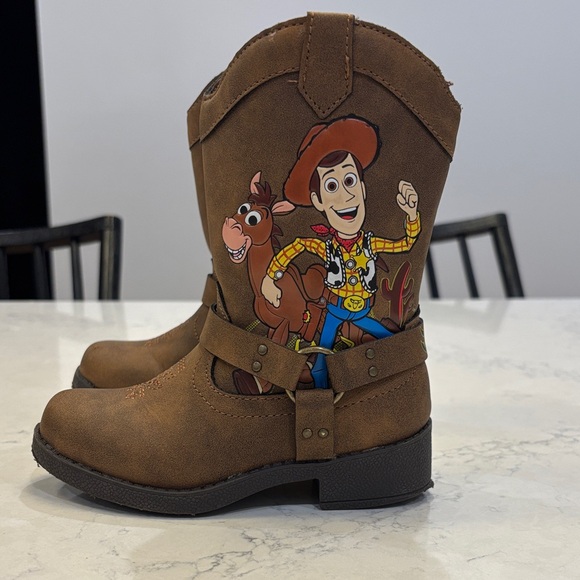 Disney | Shoes | Disney Brown Toy Story Kids Boots | Poshmark
